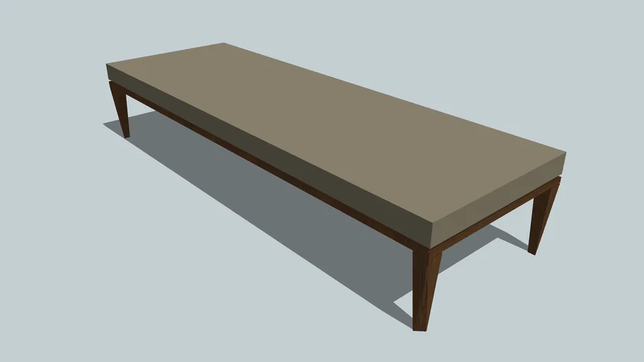 MESA CENTRO DOMUS RETANGULAR - ESS | 3D Warehouse