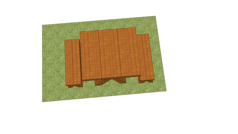picnic table | 3D Warehouse