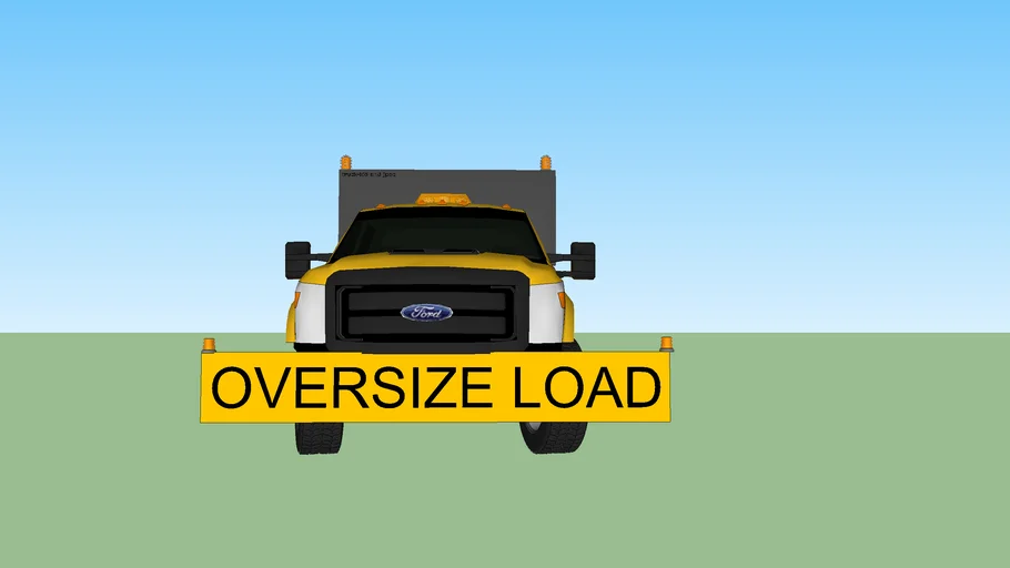 oversized load pilot | 3D Warehouse