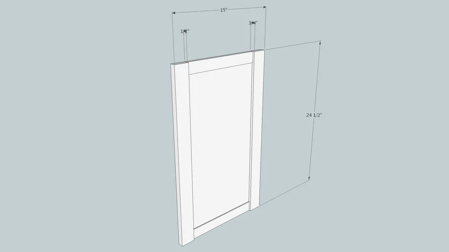 p-b door detail | 3D Warehouse