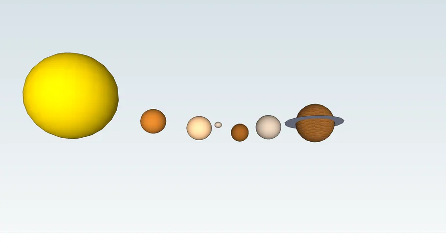 Sistema Solar | 3D Warehouse