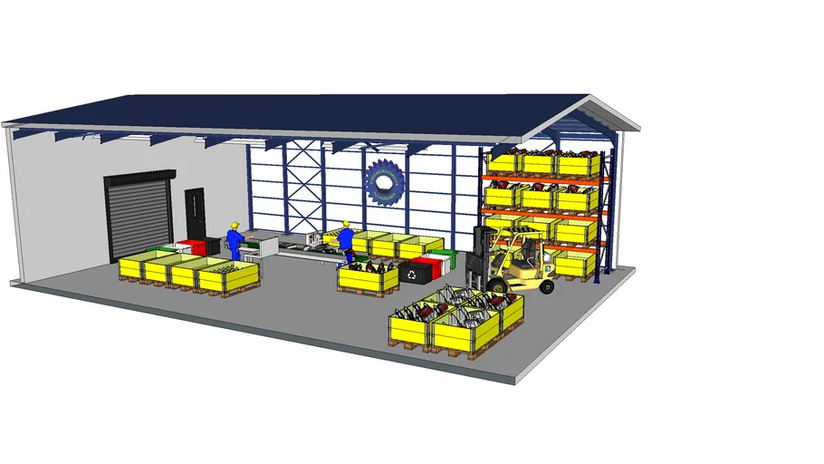 Manual separation | 3D Warehouse