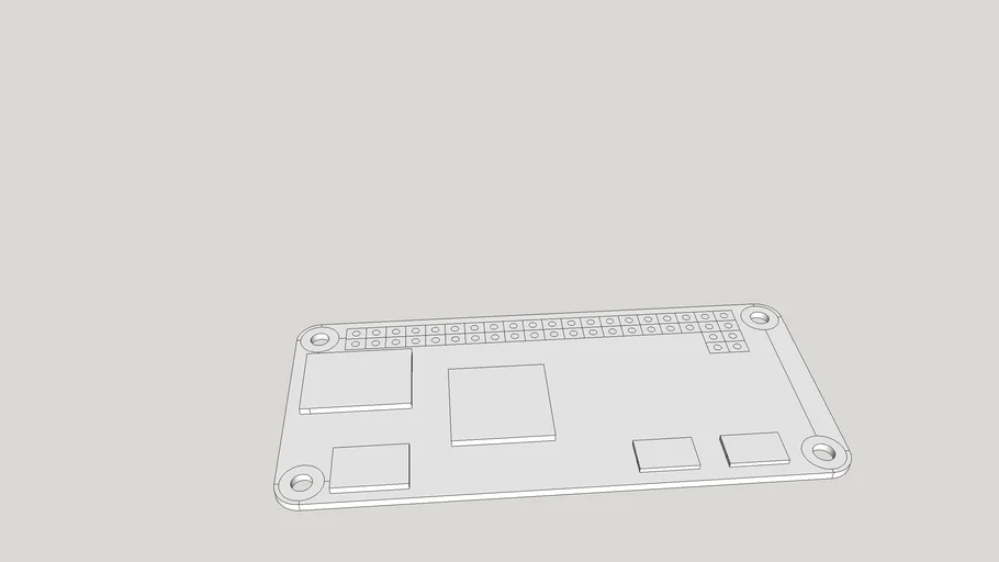 Raspberry Pi Zero Model WIP | 3D Warehouse