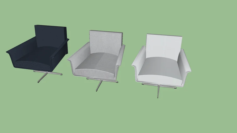 Scan Design Scandesign Perno Swivel chair | 3D Warehouse