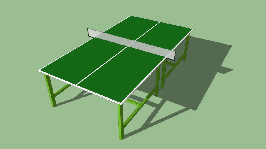 ping pong table | 3D Warehouse