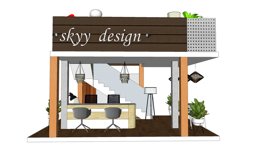 Skyydesign exhibition booth | 3D Warehouse