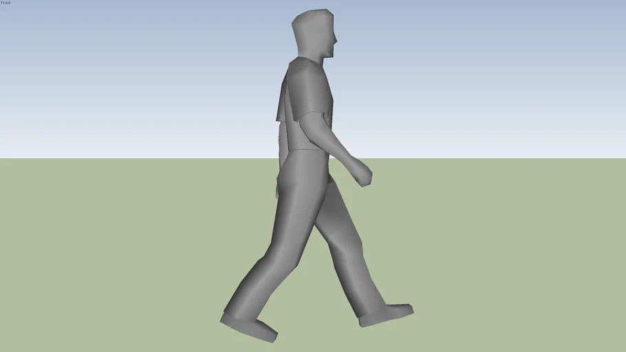 3d man walking | 3D Warehouse