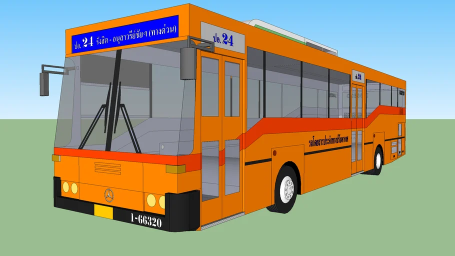 BMTA Bus - Mercedes-Benz OH1829 | 3D Warehouse