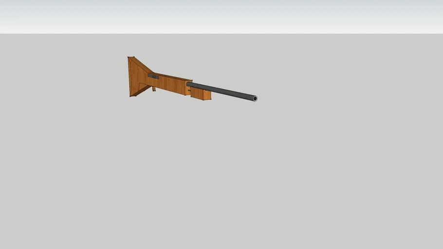 3d old fashion shotgun | 3D Warehouse