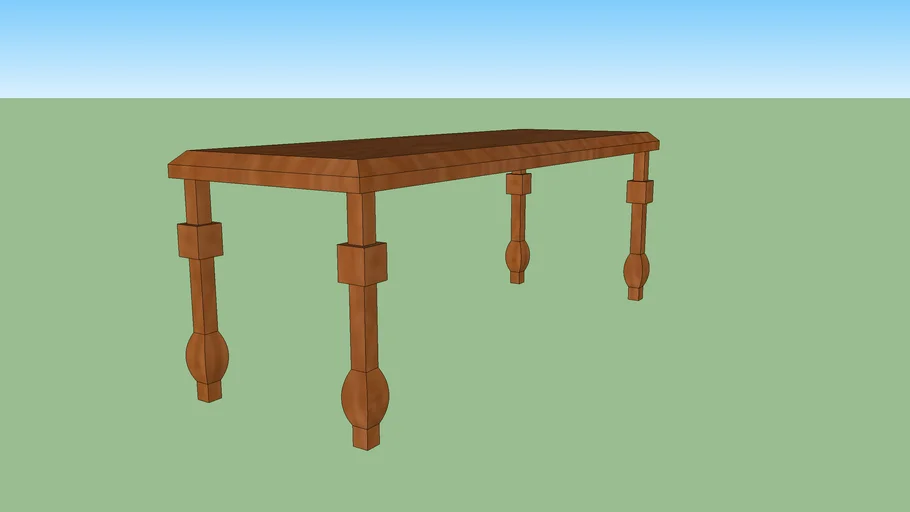 Posh Table | 3D Warehouse
