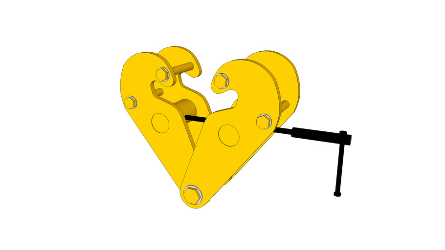 H Beam Clamp | 3D Warehouse