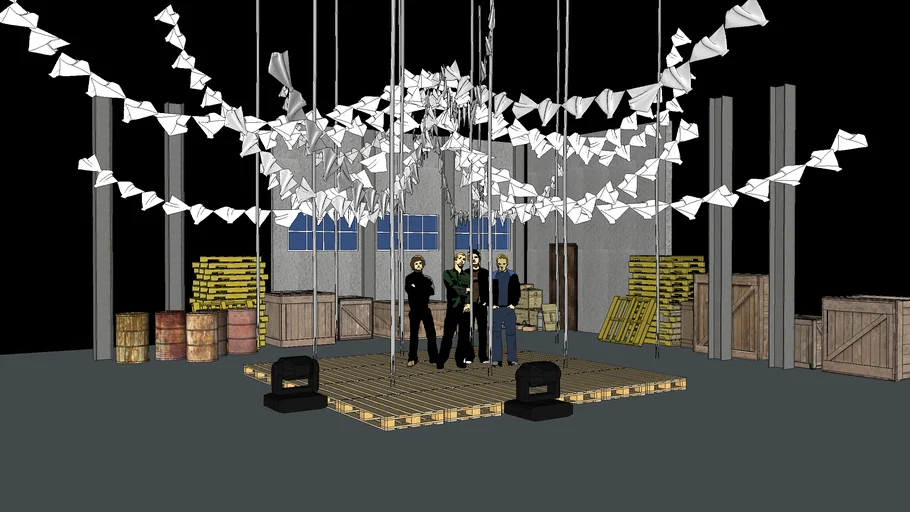 Secret stage concert | 3D Warehouse