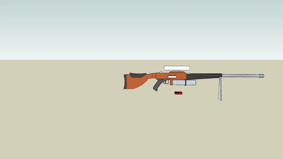 Paint Ball Sniper Rifle | 3D Warehouse