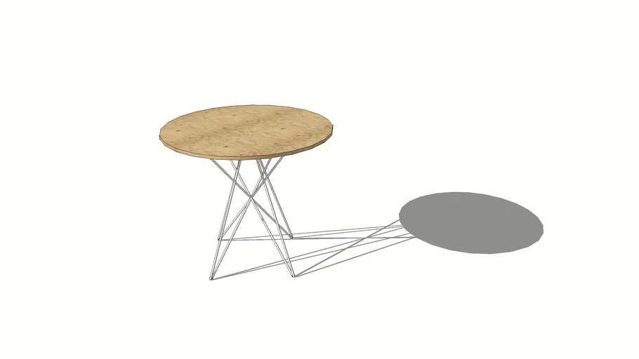 Cross-legged coffee table | 3D Warehouse