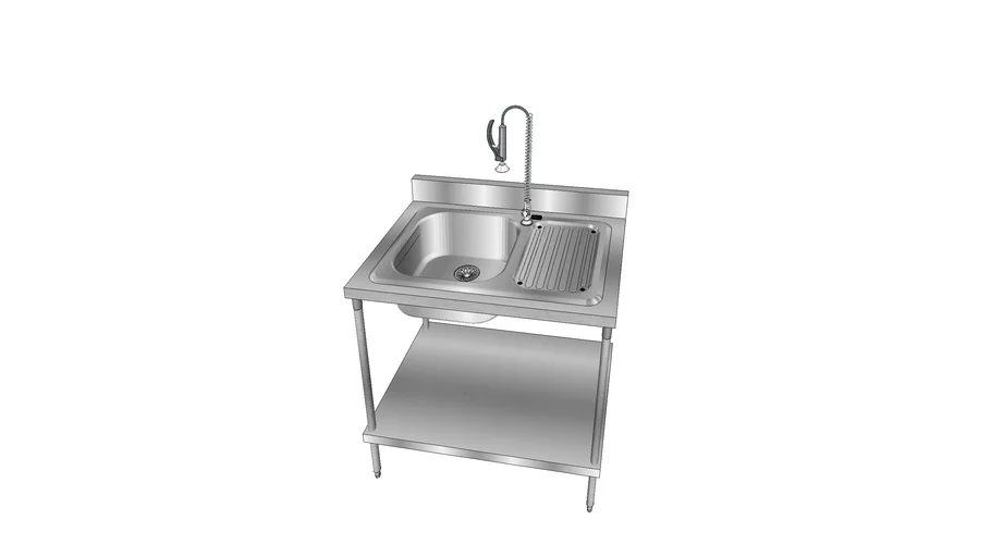 Kitchen sink 900x800 | 3D Warehouse