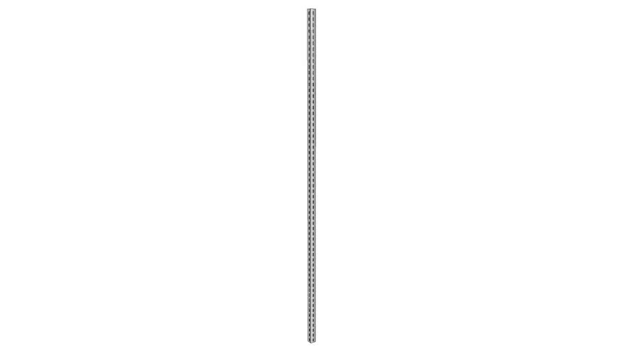 square tube slotted post | 3D Warehouse