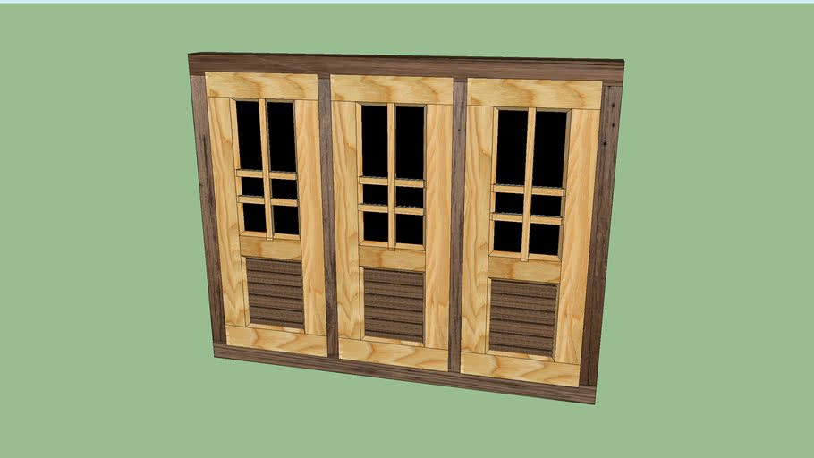 WOODEN WINDOW-150 | 3D Warehouse