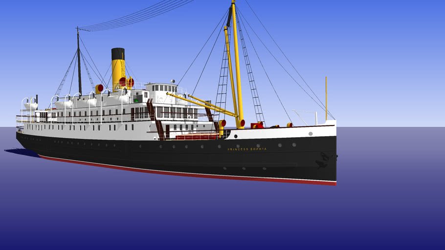 SS PRINCESS SOPHIA (1918) | 3D Warehouse