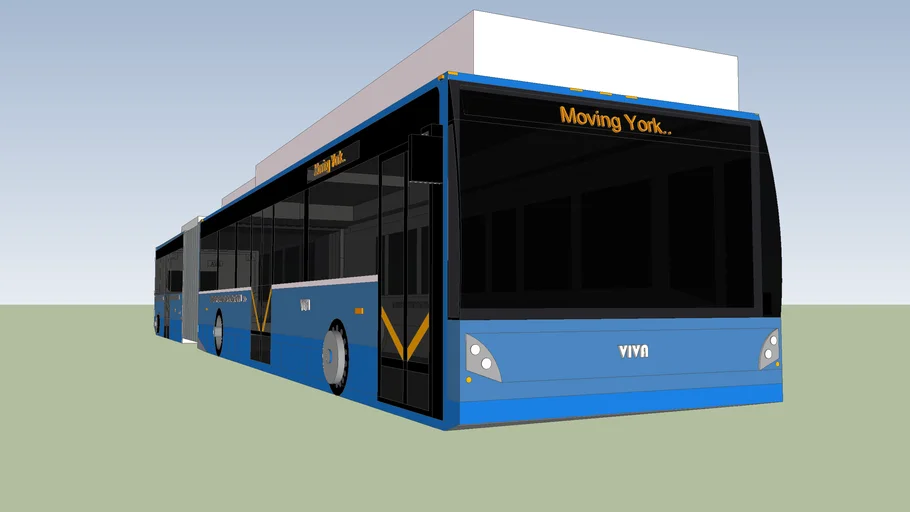 Viva Bus ( York Reigonal Transit) articulated | 3D Warehouse