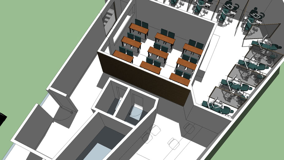 parede verde | 3D Warehouse