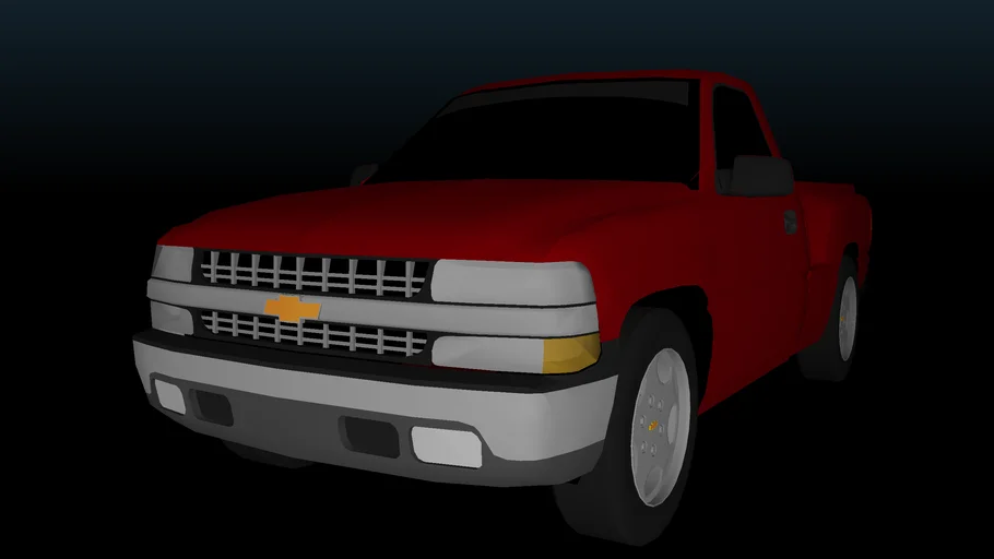 1999-2003 Chevrolet Silverado Single Cab, Flareside | 3D Warehouse