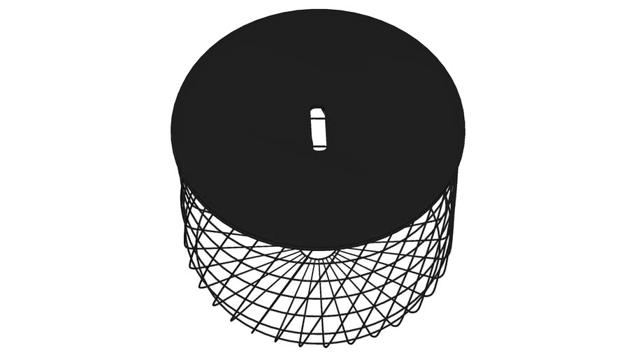 IKEA KVISTBRO Storage table, black | 3D Warehouse