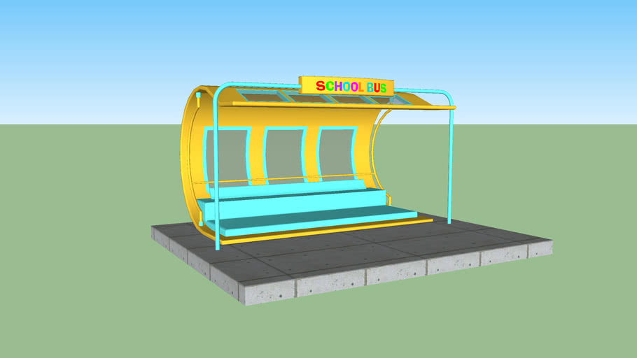 Halte - School Bus | 3D Warehouse