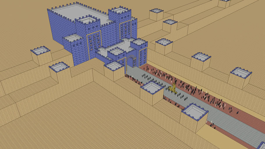 Ishtar Gate | 3D Warehouse