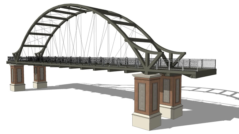 Mercer University Pedestrian Bridge | 3D Warehouse