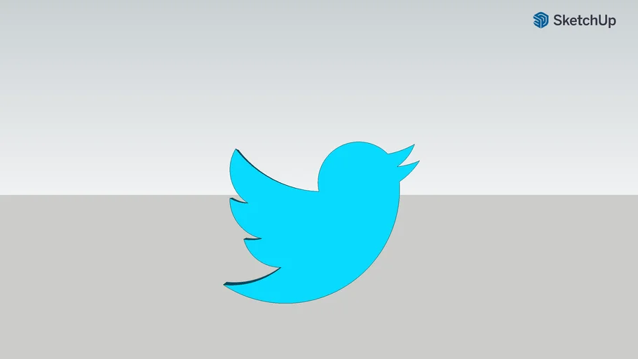 Twitter Logo | 3D Warehouse
