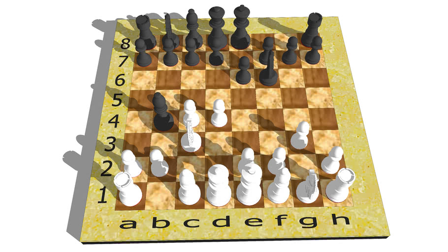 Chess - Semi-closed game opening | 3D Warehouse
