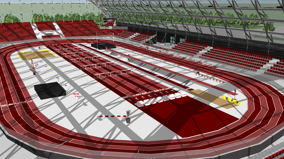 athletics track | 3D Warehouse