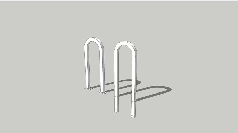 Bike Rack: The Rambler-Sq | 3D Warehouse