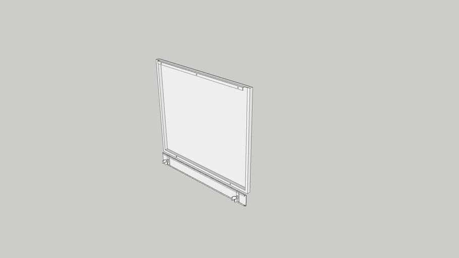 804060 - REAR PANEL - 2 DOOR CABINET | 3D Warehouse