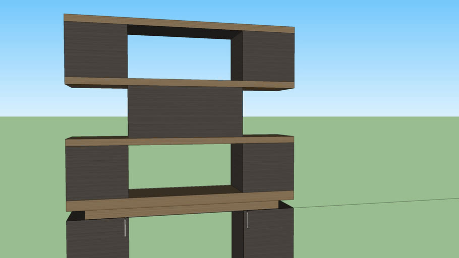 bookcase, rak buku | 3D Warehouse