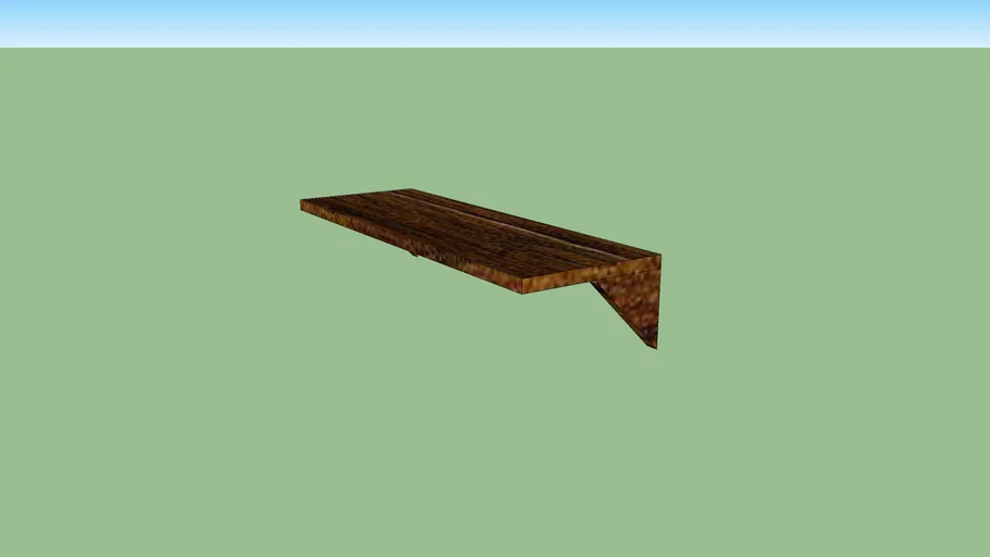Prefab_Woodshelf_1 | 3D Warehouse