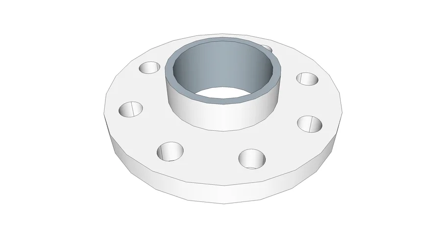 Fixed Flange 75mm | 3D Warehouse