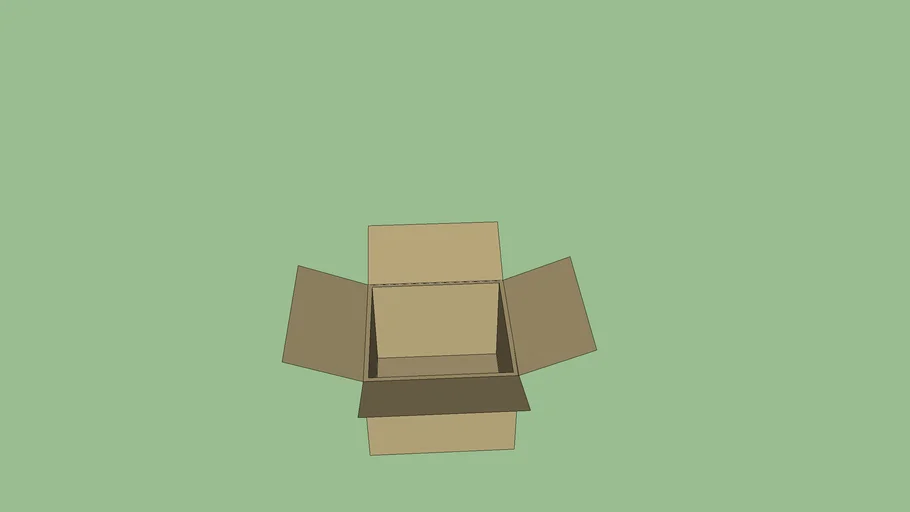 Cardboard box | 3D Warehouse