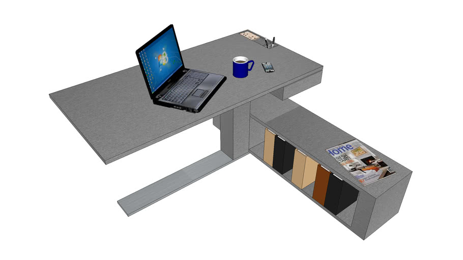 office workstation | 3D Warehouse