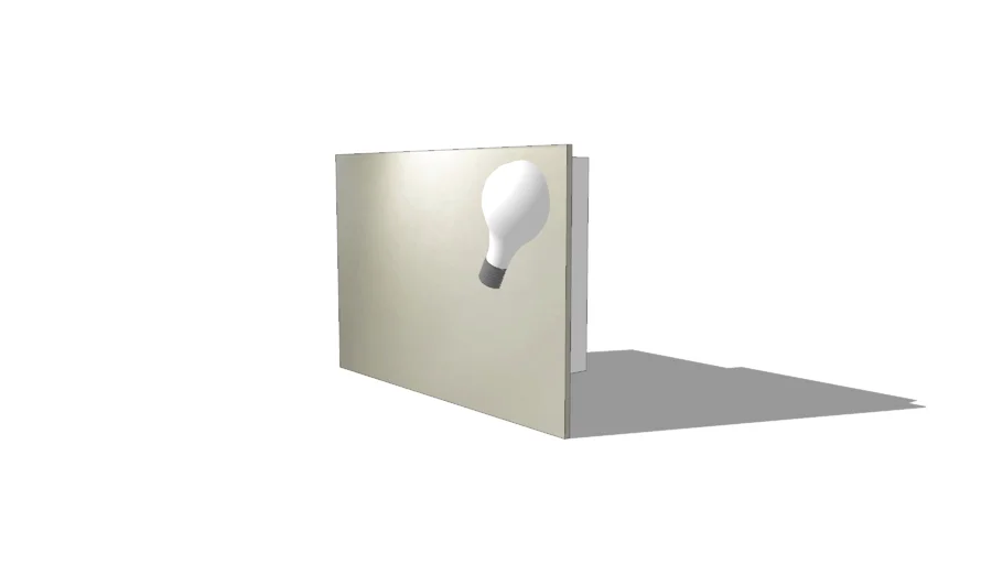 Contemporary wall lamp | 3D Warehouse
