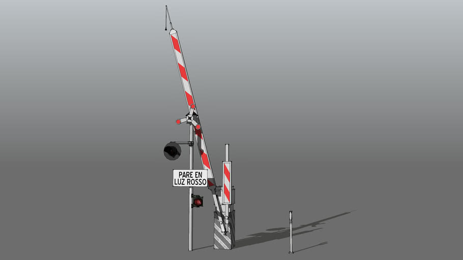 Italian Level crossing update: Liguria level crossing: off. | 3D Warehouse