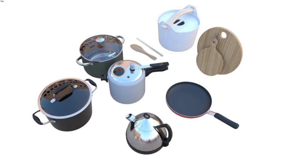 Pots and pans | 3D Warehouse