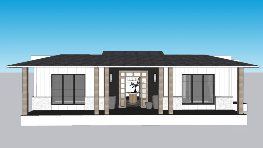 villa entrance | 3D Warehouse