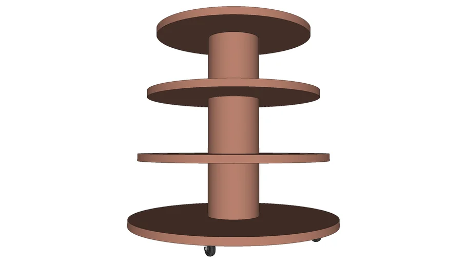 DISPLAY CASE WITH WHEELS | 3D Warehouse