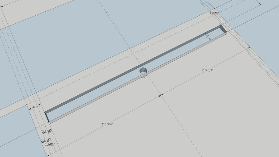 shower drain | 3D Warehouse