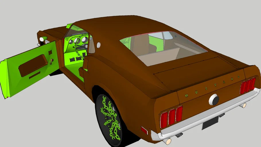 ford mustang tuned | 3D Warehouse