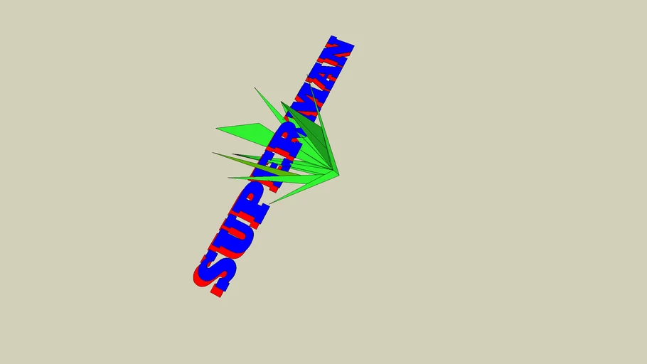 Superman Kryptonite | 3D Warehouse