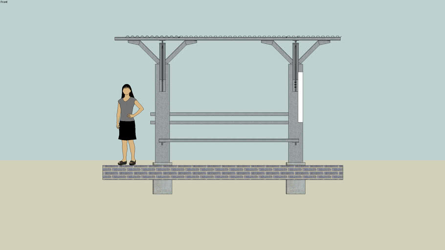 UCT Jamnie Bus Stop | 3D Warehouse