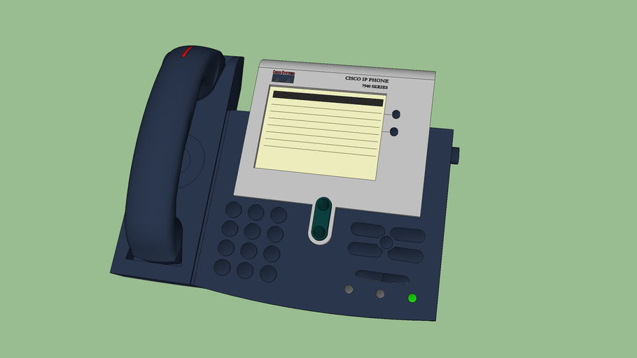 Cisco CP-7940 series VoIP IP business phone | 3D Warehouse