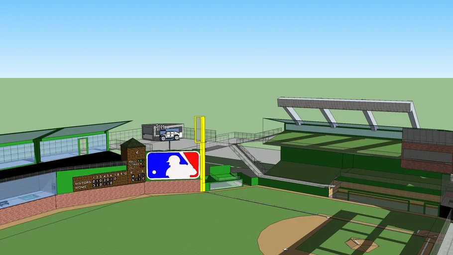Baseball Stadium 2015 | 3D Warehouse